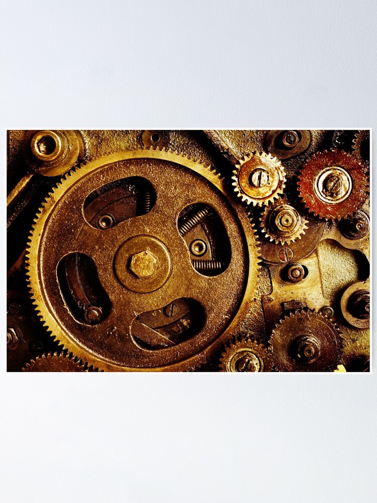 "Gears" Poster by Filox | Redbubble