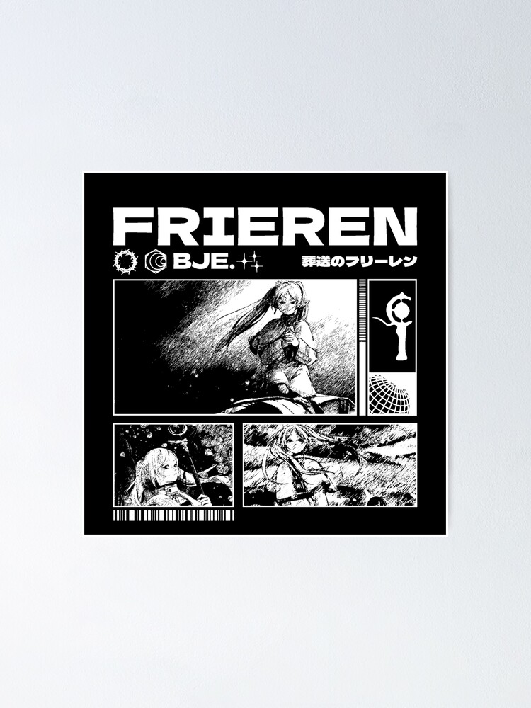 "Frieren - Sousou No Frieren" Poster for Sale by farmshapeup | Redbubble