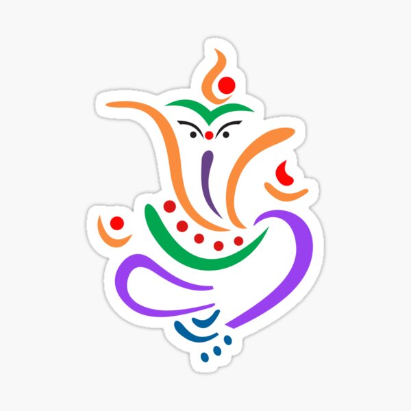 "Ganesh Chaturthi Special" Sticker for Sale by dressifyshop | Redbubble