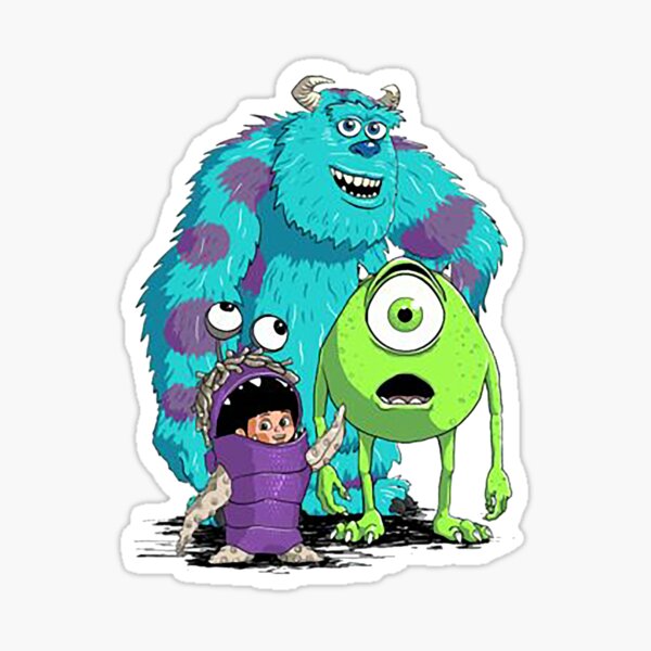 "Monsters University" Sticker for Sale by AmosConroy | Redbubble
