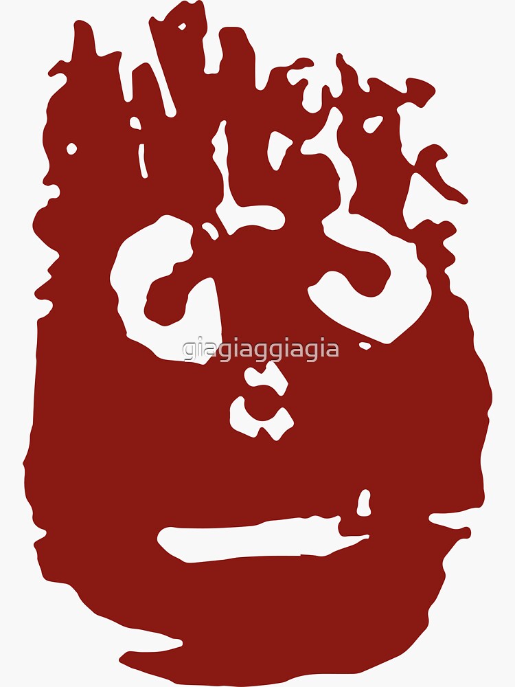 "Wilson - Cast Away - Red" Sticker for Sale by giagiaggiagia | Redbubble