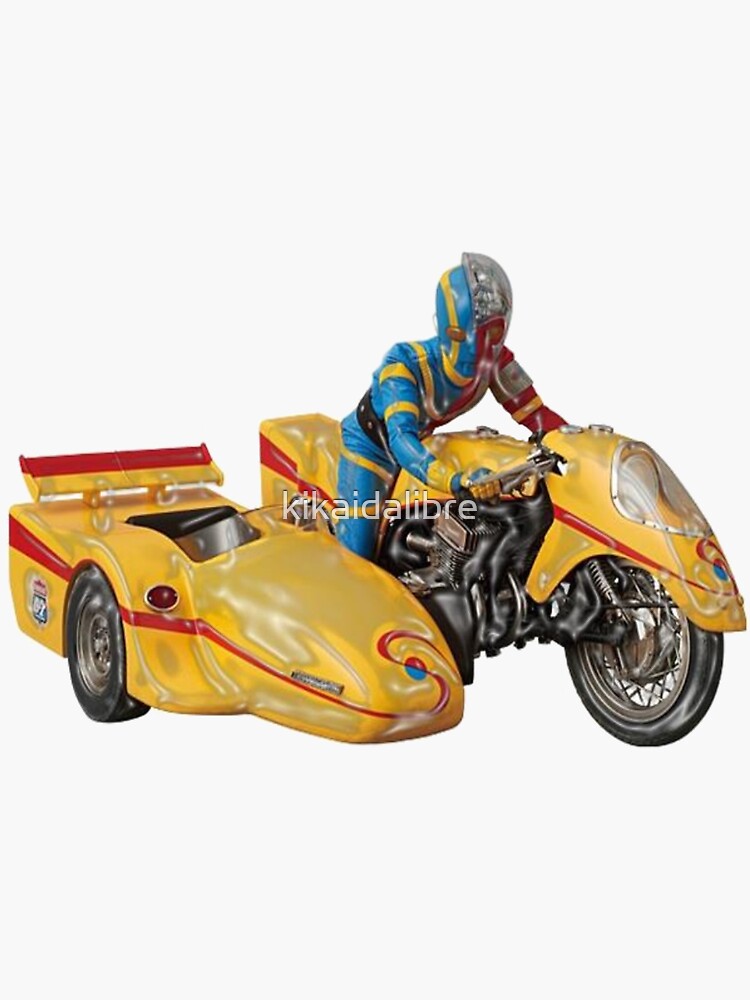 "Kikaida Motorcycle" Sticker for Sale by kikaidalibre | Redbubble
