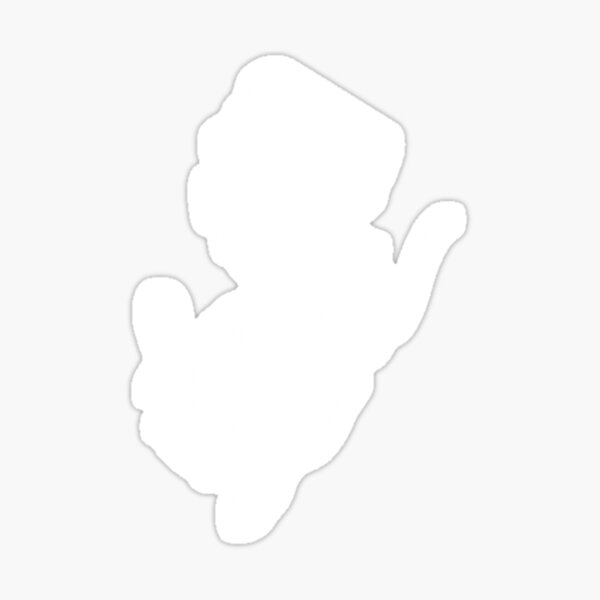 "Cute New Jersey Home State Outline" Sticker for Sale by cyrilm-athieu ...