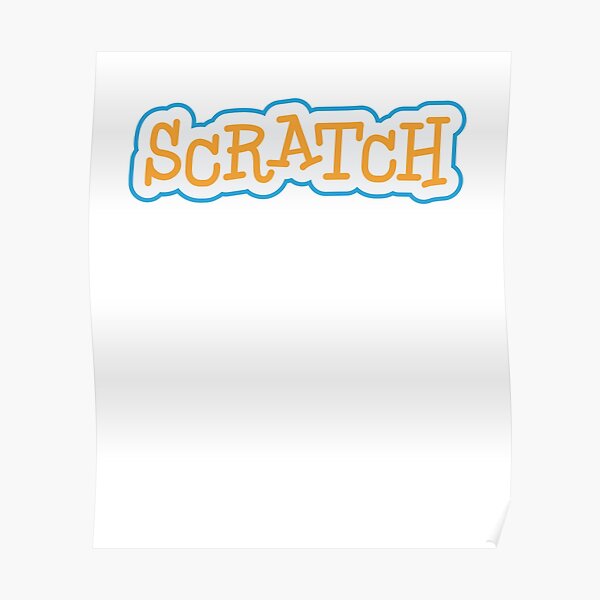 Póster «Lenguaje de programación oficial de la mascota de Scratch ...