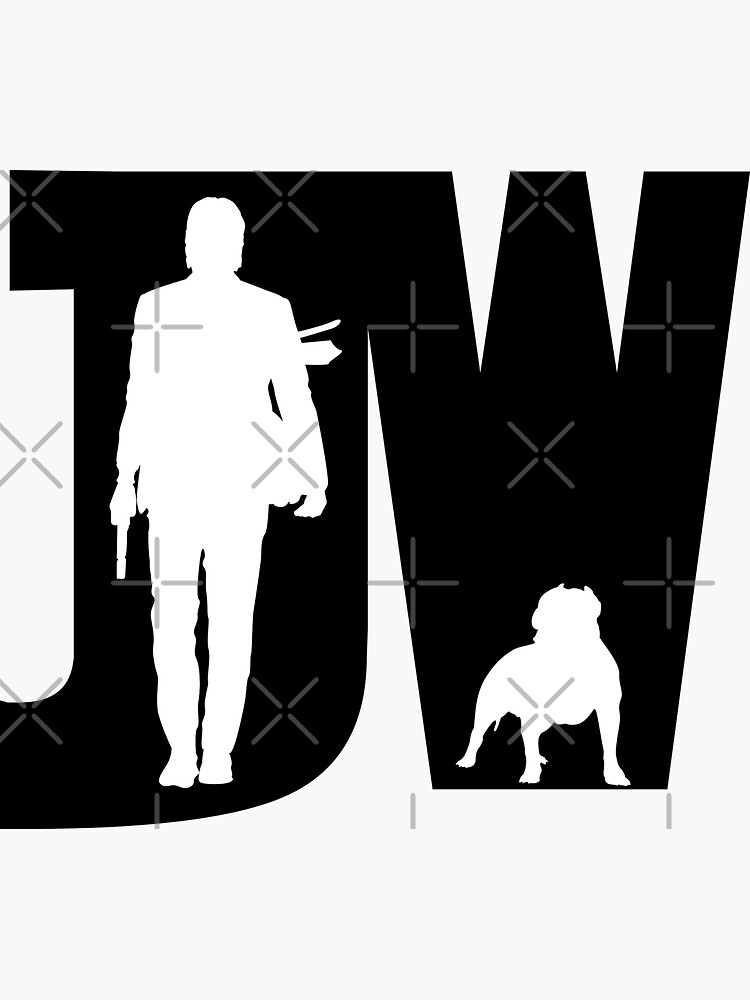 "John Wick excommunicado Chapter 4 fanart drawing" Sticker for Sale by ...
