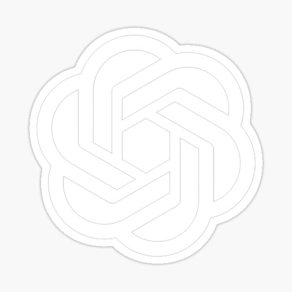 "Chat Gpt Logo" Sticker for Sale by Vehiclestore | Redbubble