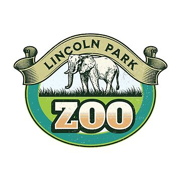 "Lincoln park zoo chicago" Sticker for Sale by CyberYogi | Redbubble