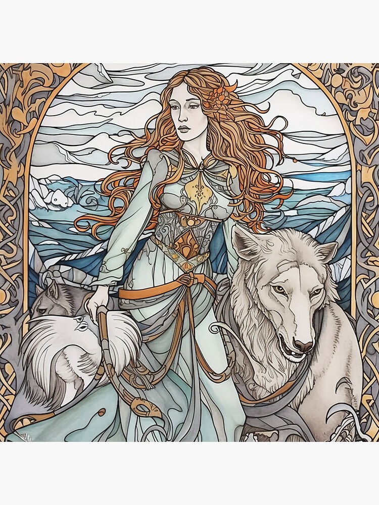 "Skadi" Sticker for Sale by ComicsFactory | Redbubble