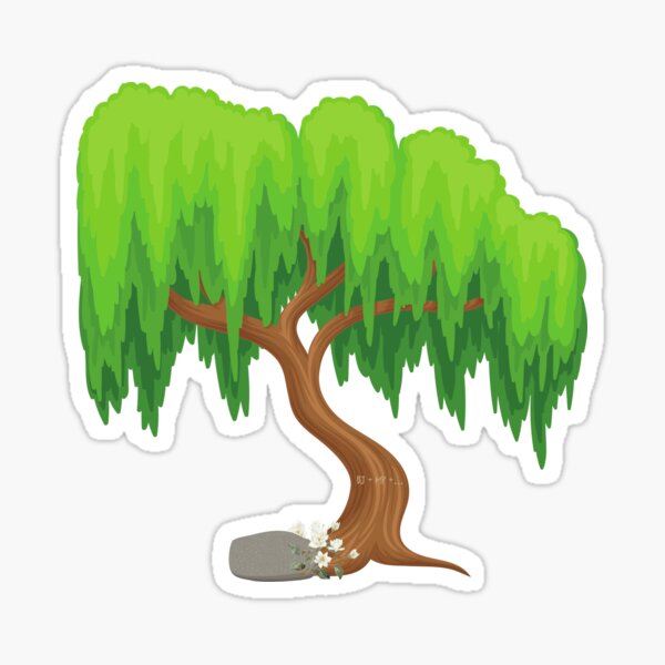 "magnolia parks and bj ballentine; willow tree " Sticker for Sale by ...