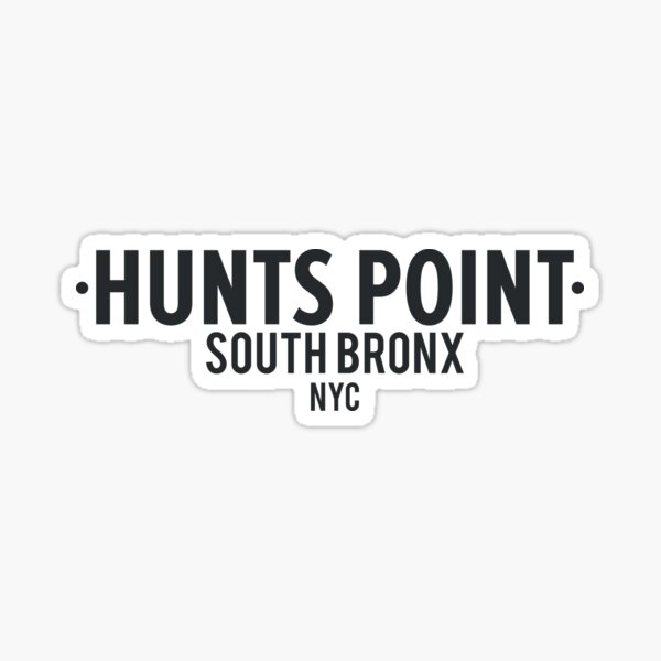 "Hunts Point - A Modern Oasis in the Bronx NYC" Sticker by Boogosh ...