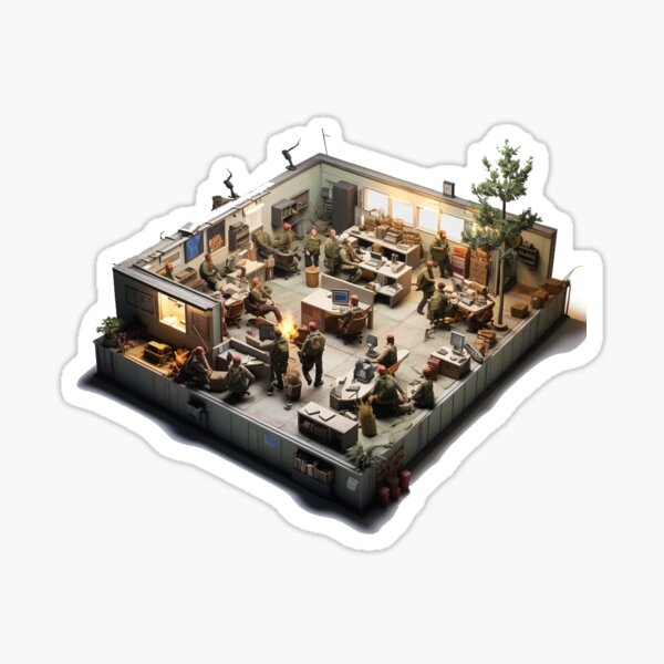 "War Room Art" Sticker for Sale by businessbeck | Redbubble