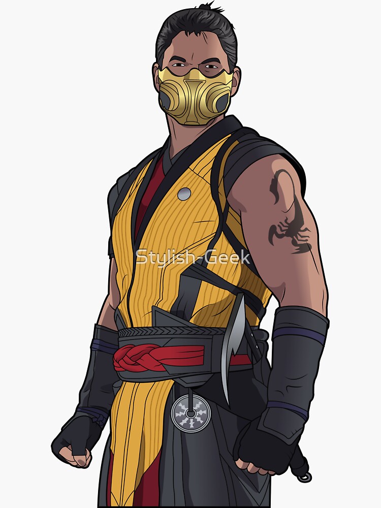 "Scorpion Mortal Kombat 1 / MK 1" Sticker for Sale by Stylish-Geek ...
