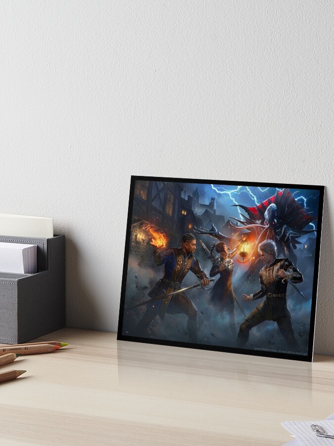"Baldur’s Gate 3" Art Board Print for Sale by stayathomegamer | Redbubble