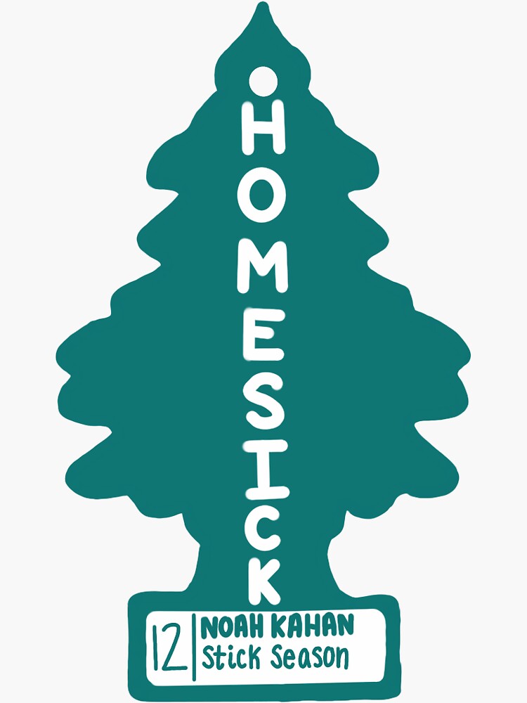 "Homesick Noah Kahan" Sticker for Sale by Grace Donovan | Redbubble