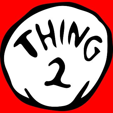 "Thing 2" Sticker for Sale by NexLevel Designz | Redbubble
