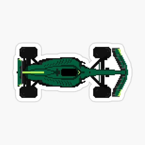 "Aston Martin Racing F1 Formula 1 Car (Pixel Art)" Sticker for Sale by ...