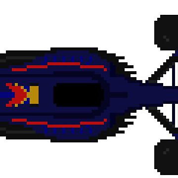 "Red Bull Racing F1 Formula 1 Car (Pixel Art)" Sticker for Sale by ...