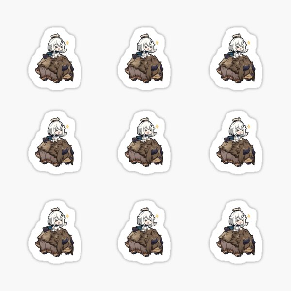"Paimon stickers pack" Sticker for Sale by airmonss11 | Redbubble