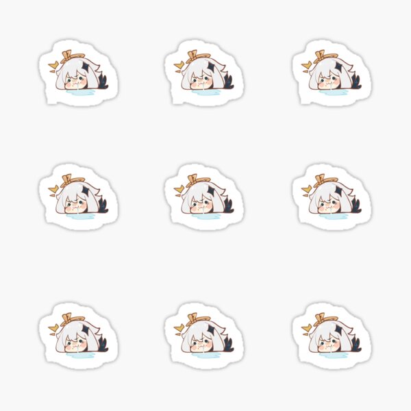 "Paimon stickers pack" Sticker for Sale by airmonss11 | Redbubble