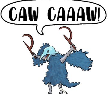 "CAW CAAAW!" Sticker for Sale by NoemieGusik | Redbubble