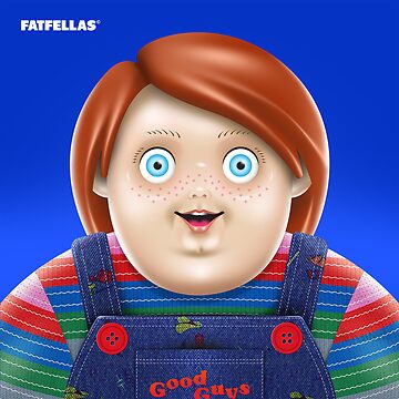 "Fat Chucky" Sticker for Sale by fatfellas | Redbubble