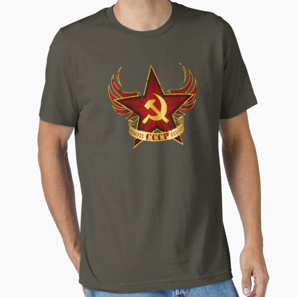 "CCCP Army Star" Essential T-Shirt for Sale by RevolutionGFX | Redbubble