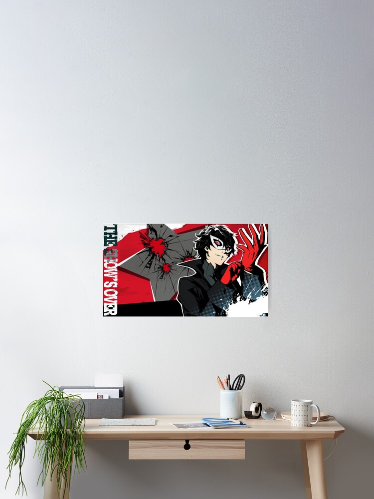 "P5 Ren Amamiya Joker All Out Attack" Poster for Sale by sammygenius ...