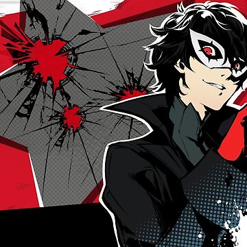 "P5 Ren Amamiya Joker All Out Attack" Poster for Sale by sammygenius ...