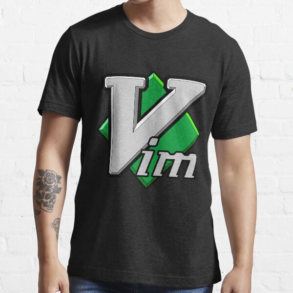 "Official Vim Logo Vi IMproved Text Editor Large" T-shirt for Sale by ...