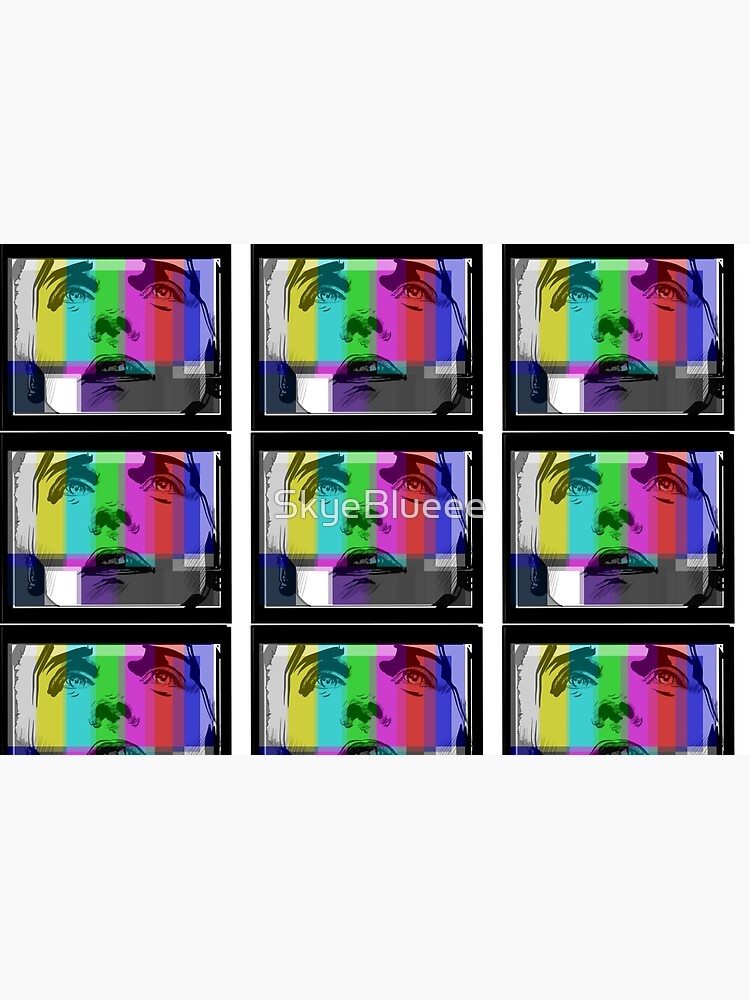 "Glitch Pop Art" Hardcover Journal by SkyeBlueee | Redbubble