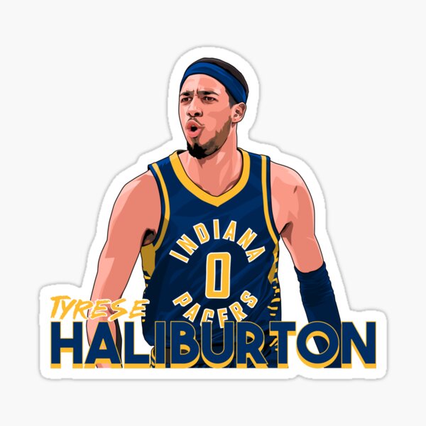 "Tyrese Halliburton " Sticker for Sale by originartwear | Redbubble