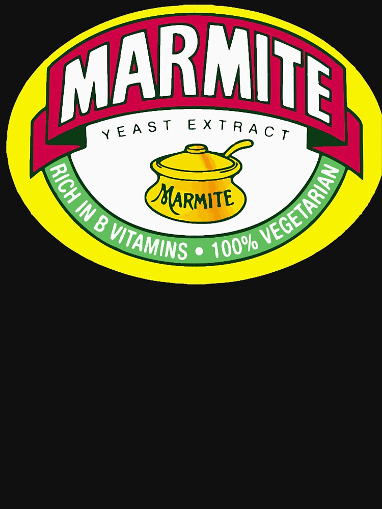 "Marmite Logo Yeast For Fans" Essential T-Shirt for Sale by ...