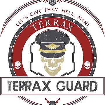 "TERRAX GUARD - ELITE EDITION" Sticker for Sale by EscanV | Redbubble