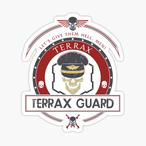 "TERRAX GUARD - ELITE EDITION" Sticker for Sale by EscanV | Redbubble