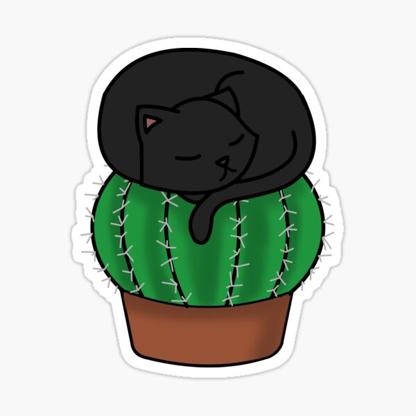 "Cat nap" Sticker by Gandalfgoingray | Redbubble