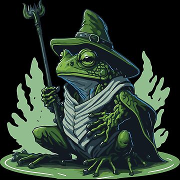 "Wizard Frog" Sticker for Sale by Getup-clothing | Redbubble