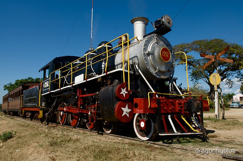 "Cuban Steam Train " by dragonflyblue | Redbubble
