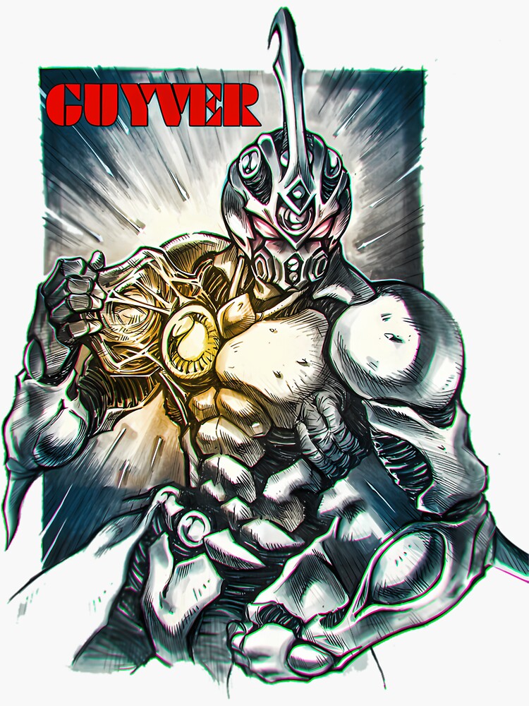 "Guyver " Sticker for Sale by pumzrwfxdsv26 | Redbubble