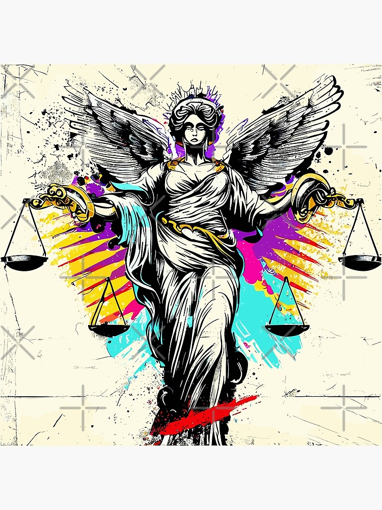 "Street Art pop art graffiti justice god themis" Poster for Sale by ...