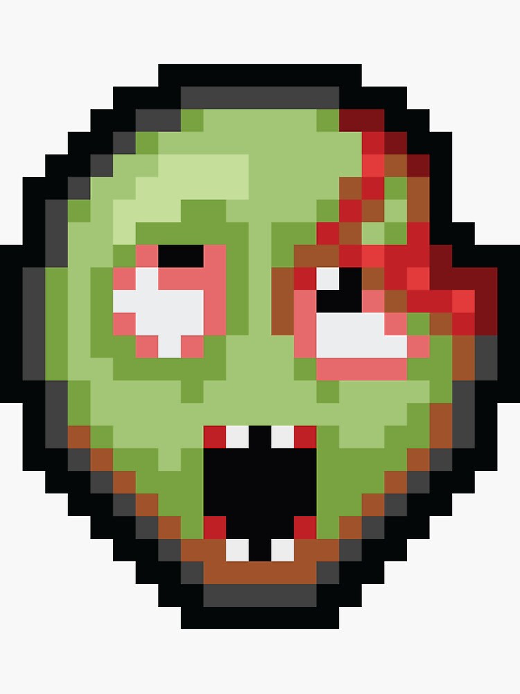 "PZ Zombie" Sticker for Sale by DivineParody | Redbubble