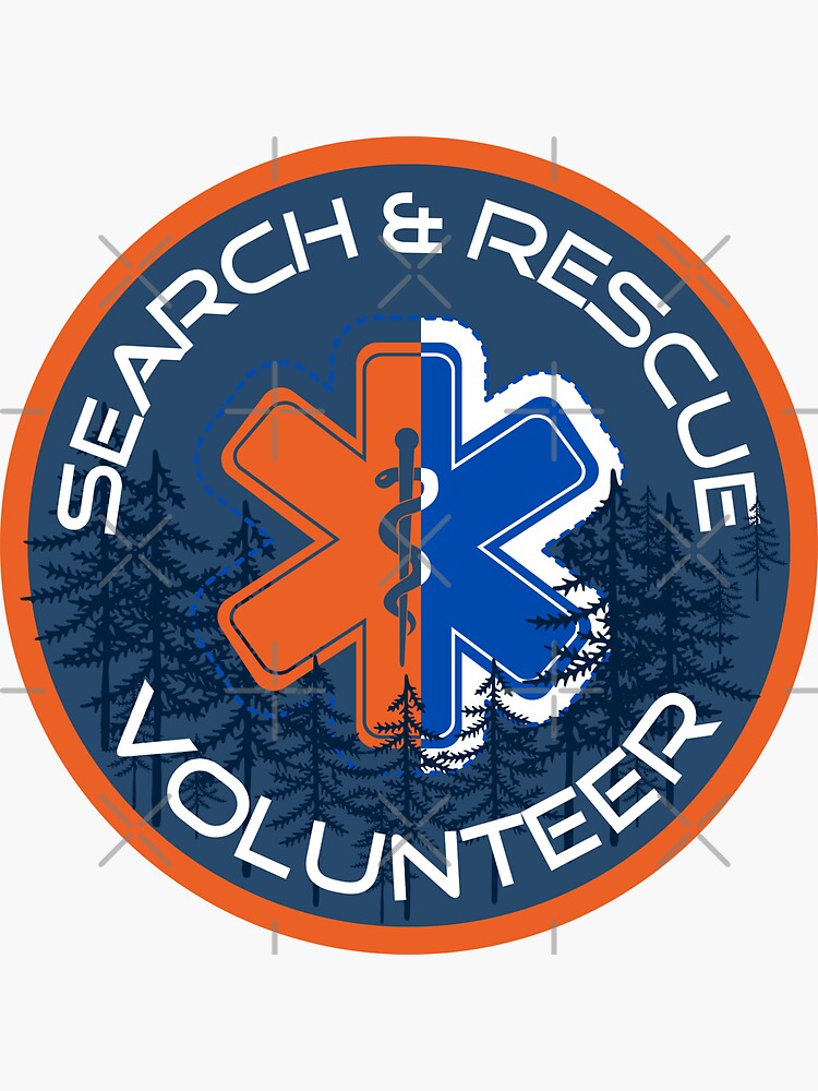 "Wilderness Search and Rescue Volunteer Medical Star of Life badge ...
