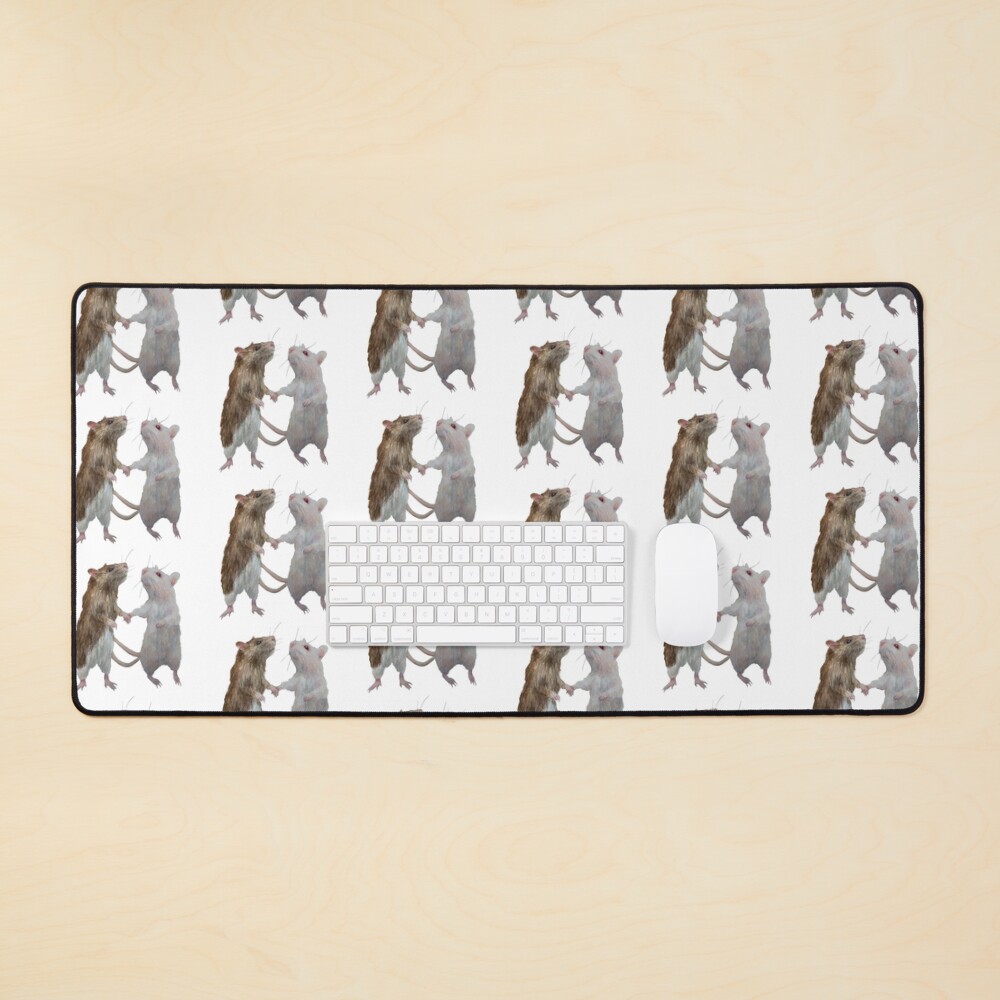 "Rats Holding Hands" Sticker for Sale by paintedpalette3 | Redbubble