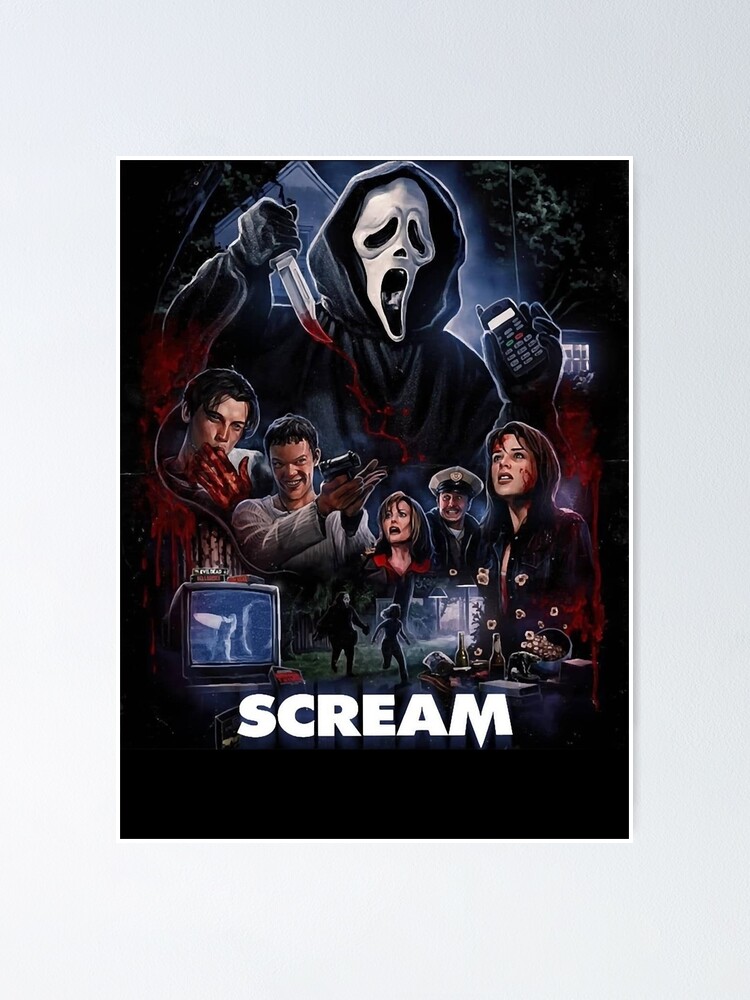 "Scream horror movie artwork poster Classic" Poster for Sale by ...