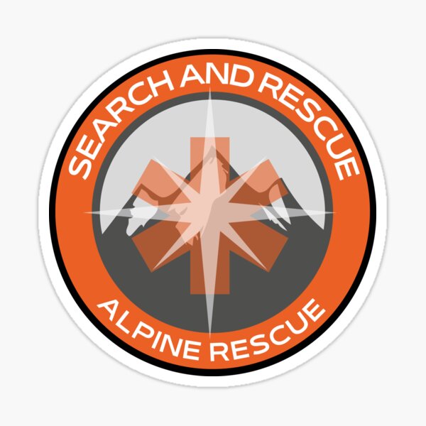 "Alpine Search and Rescue - SAR Mountain Rescue" Patch Star of life ...