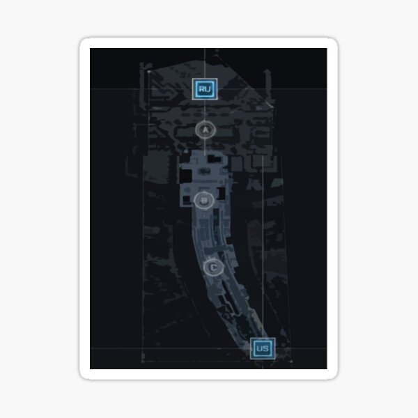 Pegatina «BATTLEFIELD 4 METRO MAP» de afed | Redbubble