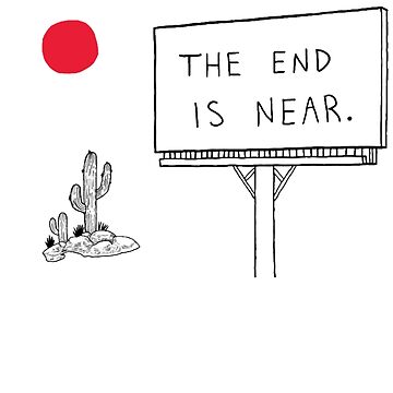 "phoebe bridgers the end is near billboard (version 1)" Sticker for ...