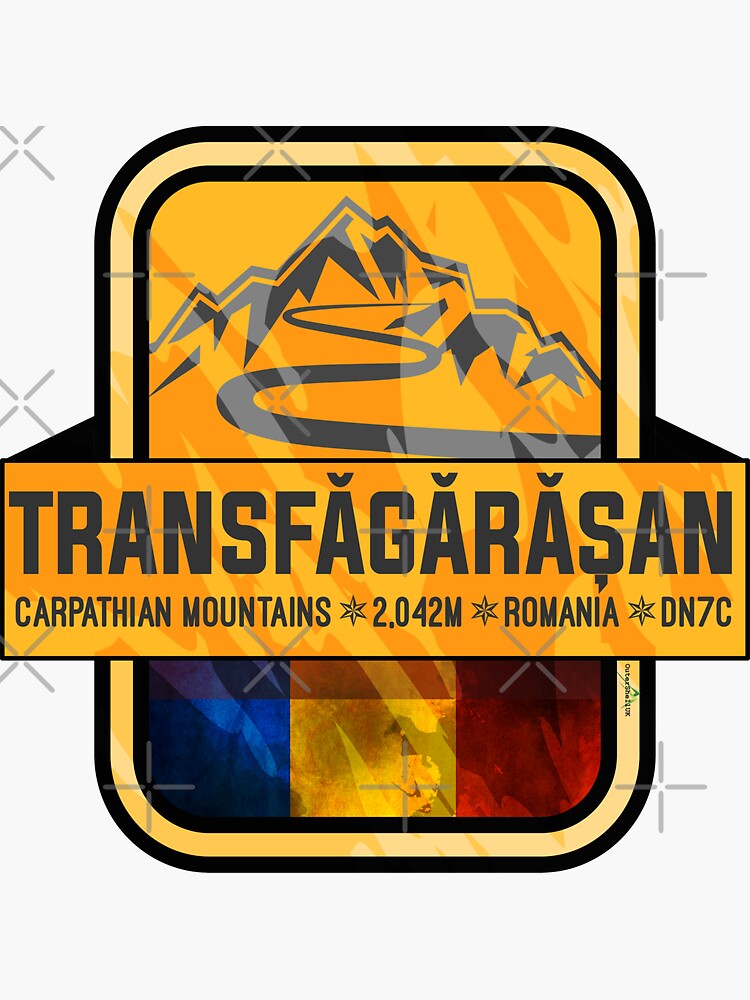 "Transfagarasan Highway, Romania Motorcycle RV Sticker T-Shirt 02 ...
