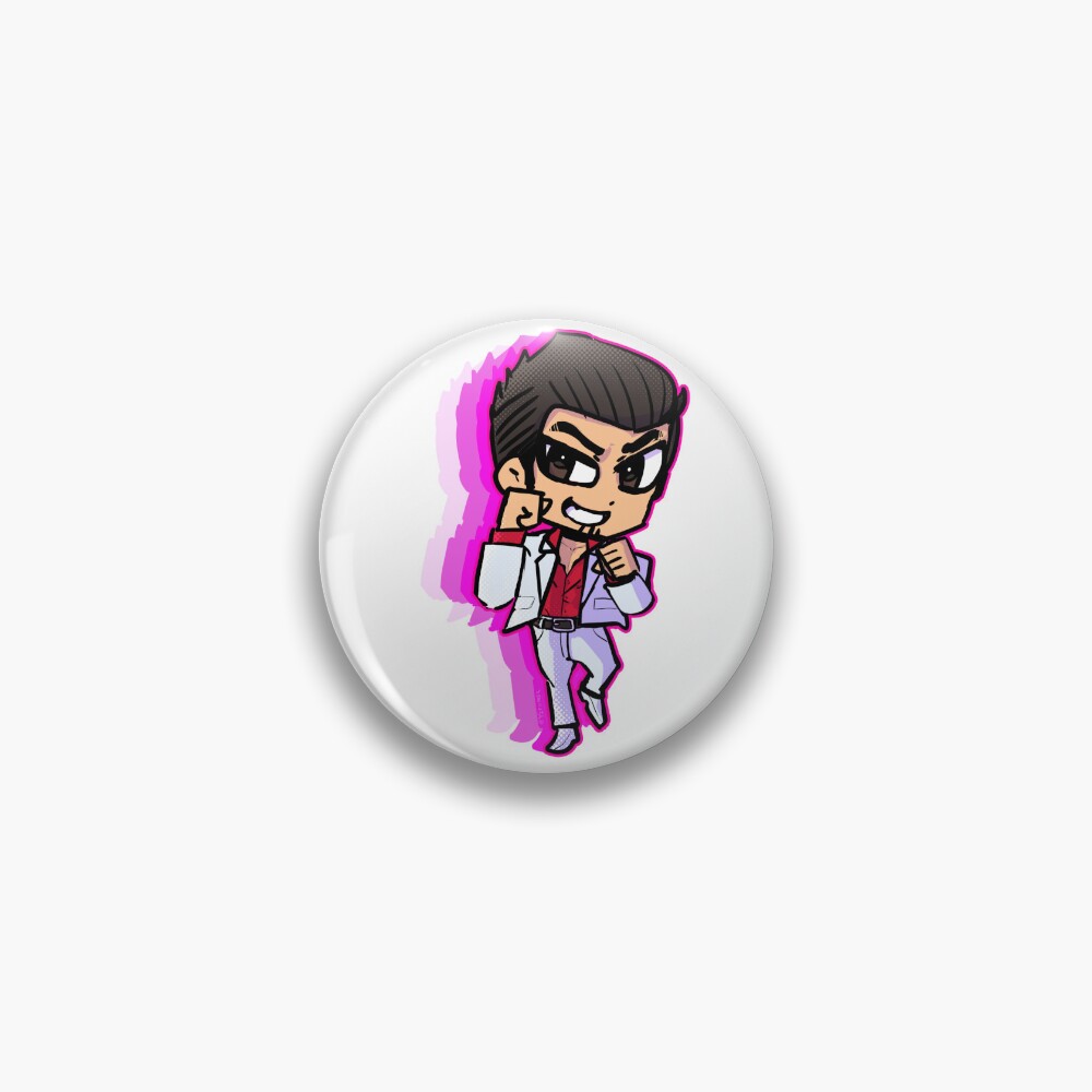 "Kiryu Kazuma Yakuza Rush Style Chibi " Sticker for Sale by Yithmir ...
