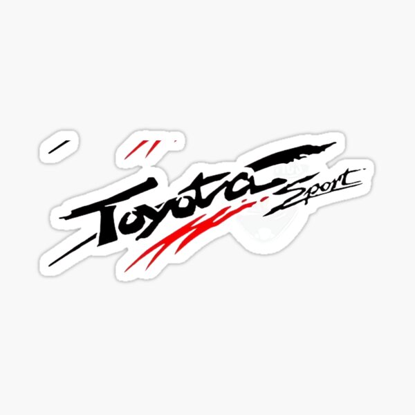 "Toyota logo " Sticker for Sale by NixTap | Redbubble