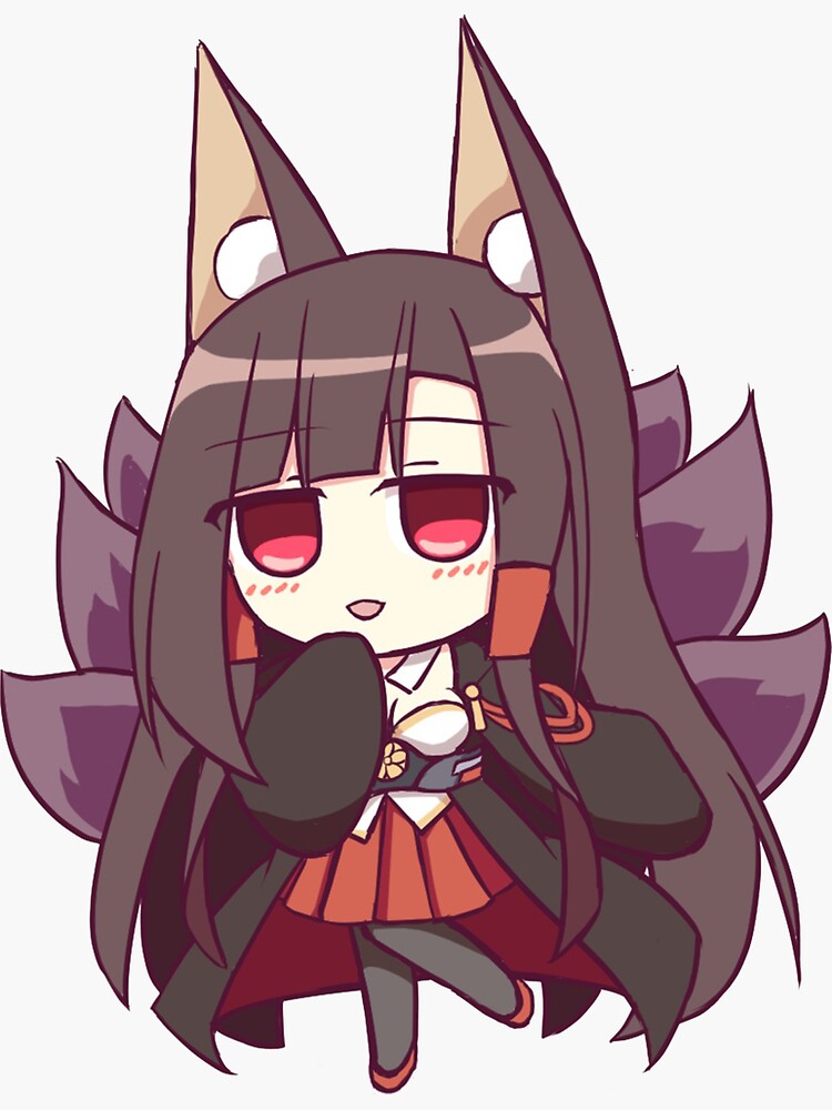 "Azur Lane - Akagi" Sticker for Sale by natalies-tees | Redbubble